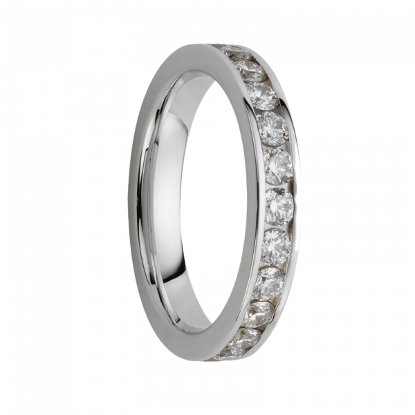 Alliance mariage en or 18 carats et diamants - Maison Laudate